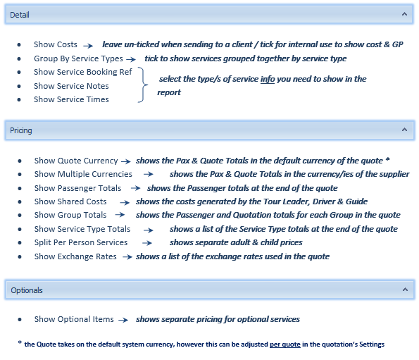 Running the Quotation Summary Report – Travelogic™ Help Centre