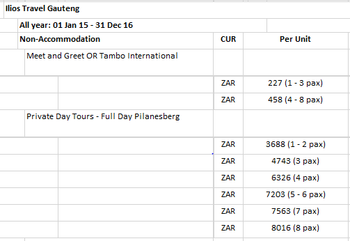 How to use the Rates Manual – Travelogic™ Help Centre